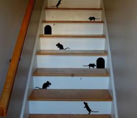 Mice Stair Decals on Luulla