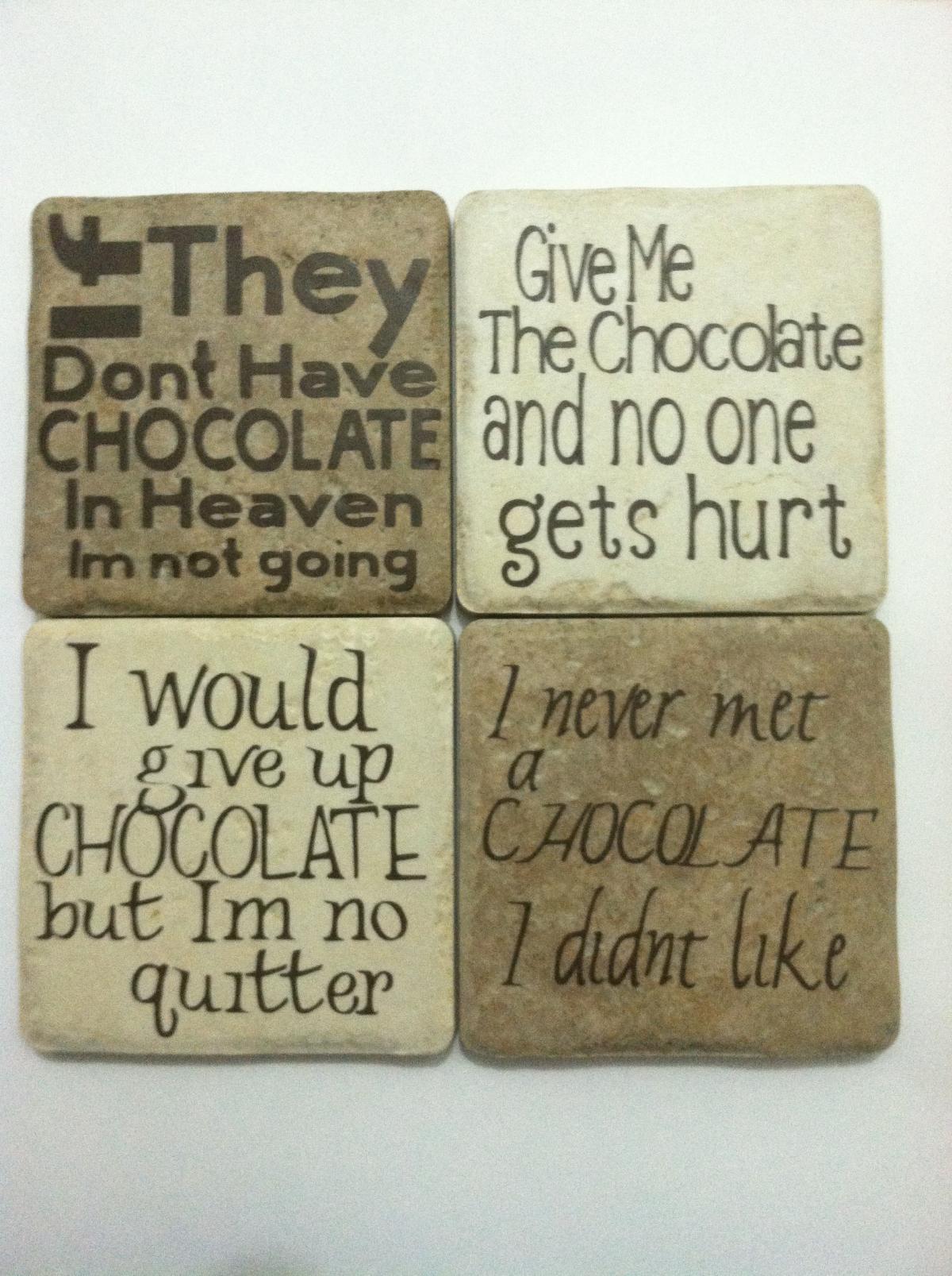 Set Of 4 Ceramic Coasters on Luulla