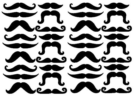 Mustache Vinyl Decals on Luulla